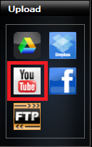 How to upload videos to youtube from Sphere2 software?