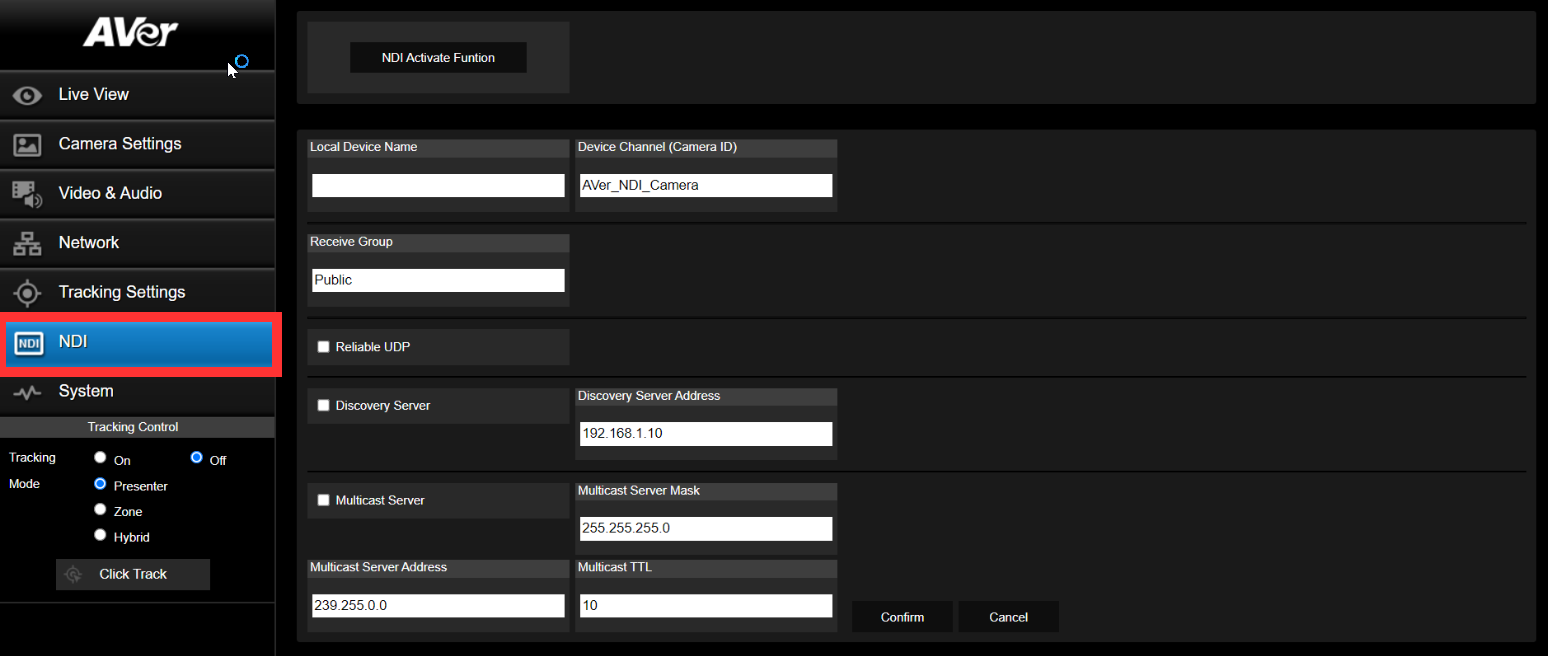 AVer's Guide To TR & PTZ NDI Upgrade