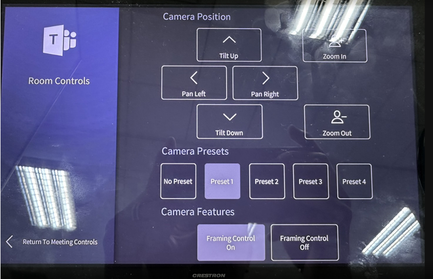 The camera keeps defaulting to Auto Frame whenever it reboots when ...